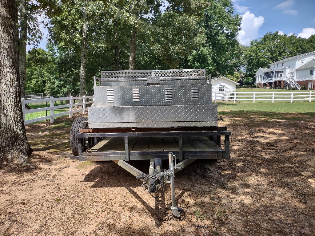 Used Dog Boxes and 14 FT Trailer For Sale